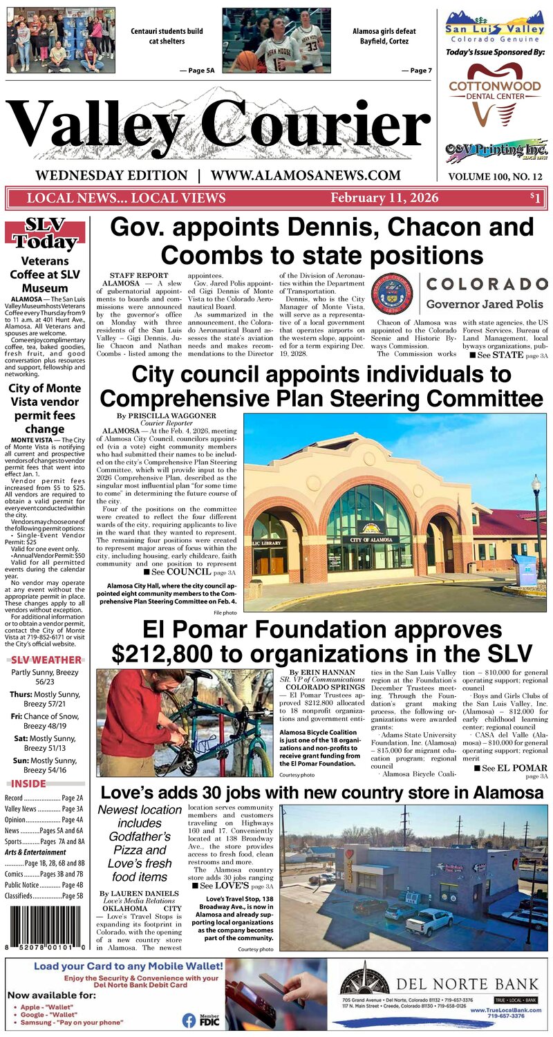 Valley Courier - The Alamosa News