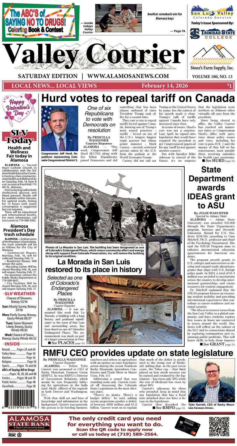 Valley Courier - The Alamosa News