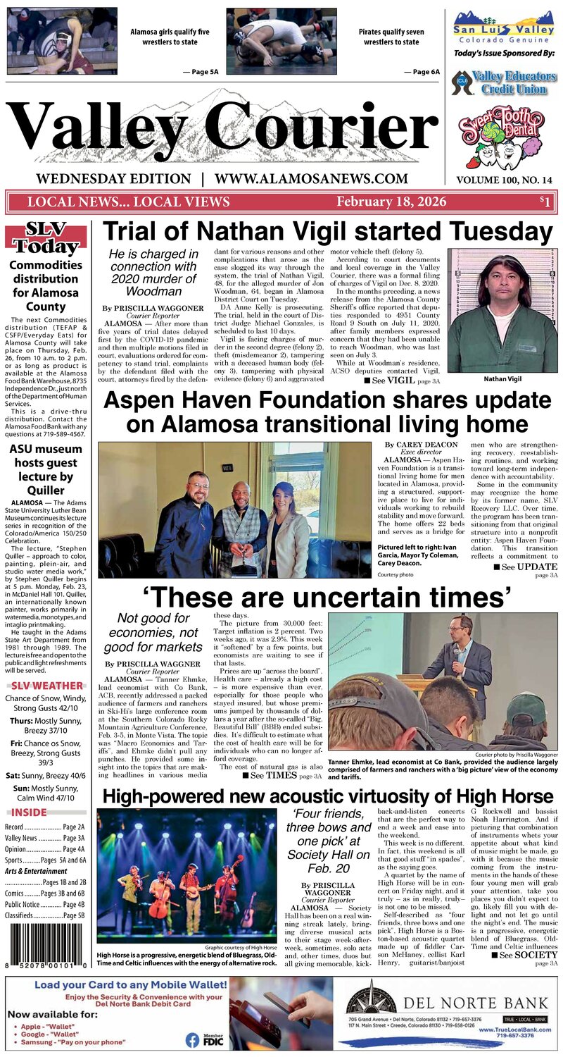 Valley Courier - The Alamosa News