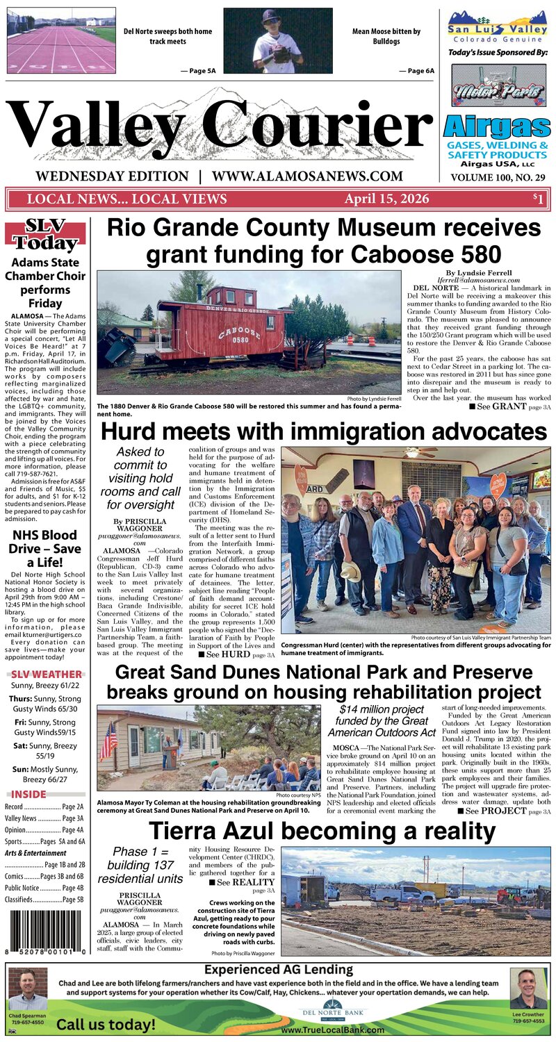 Valley Courier - The Alamosa News
