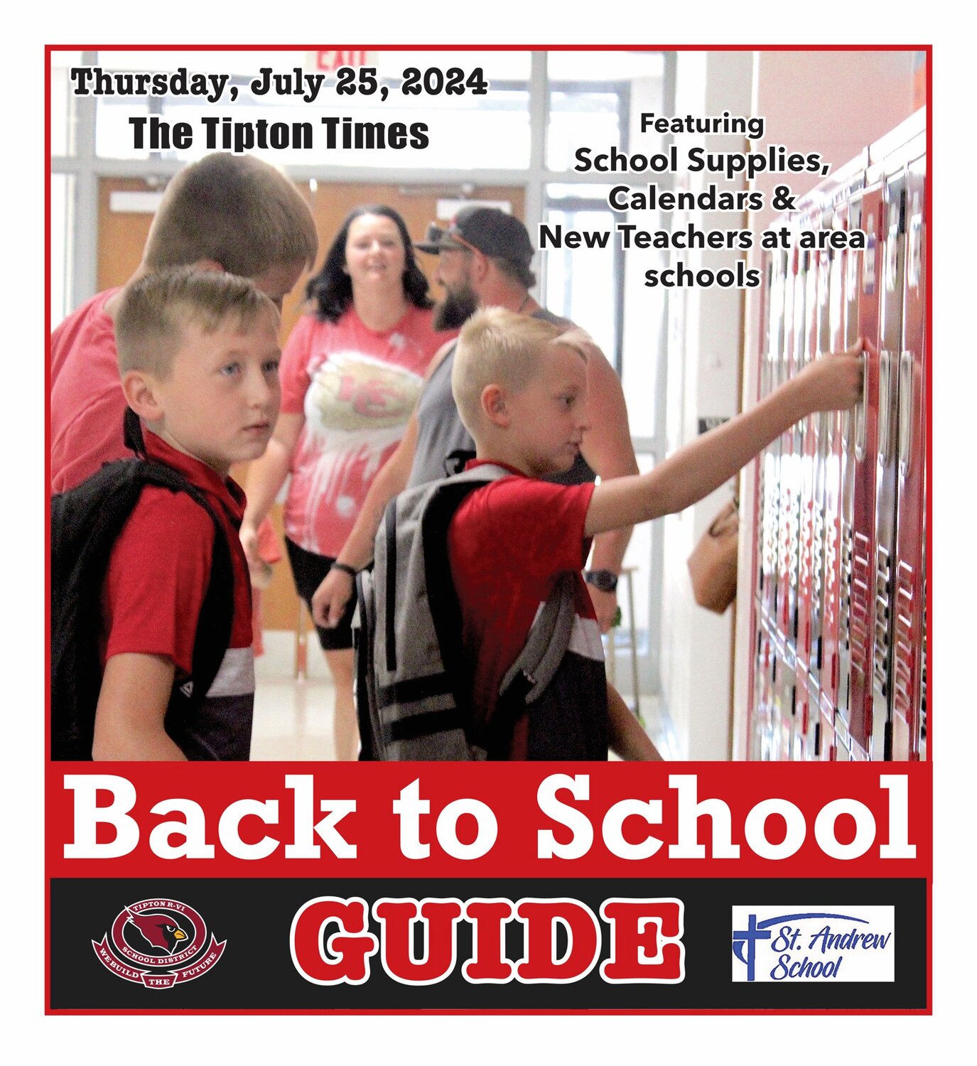 Back to School section inside - The Tipton Times
