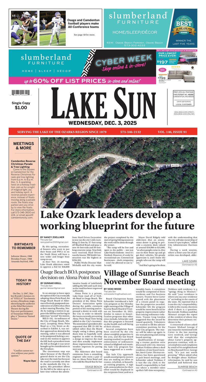 The Lake Sun Dec 3, 2025 - The Lake Sun