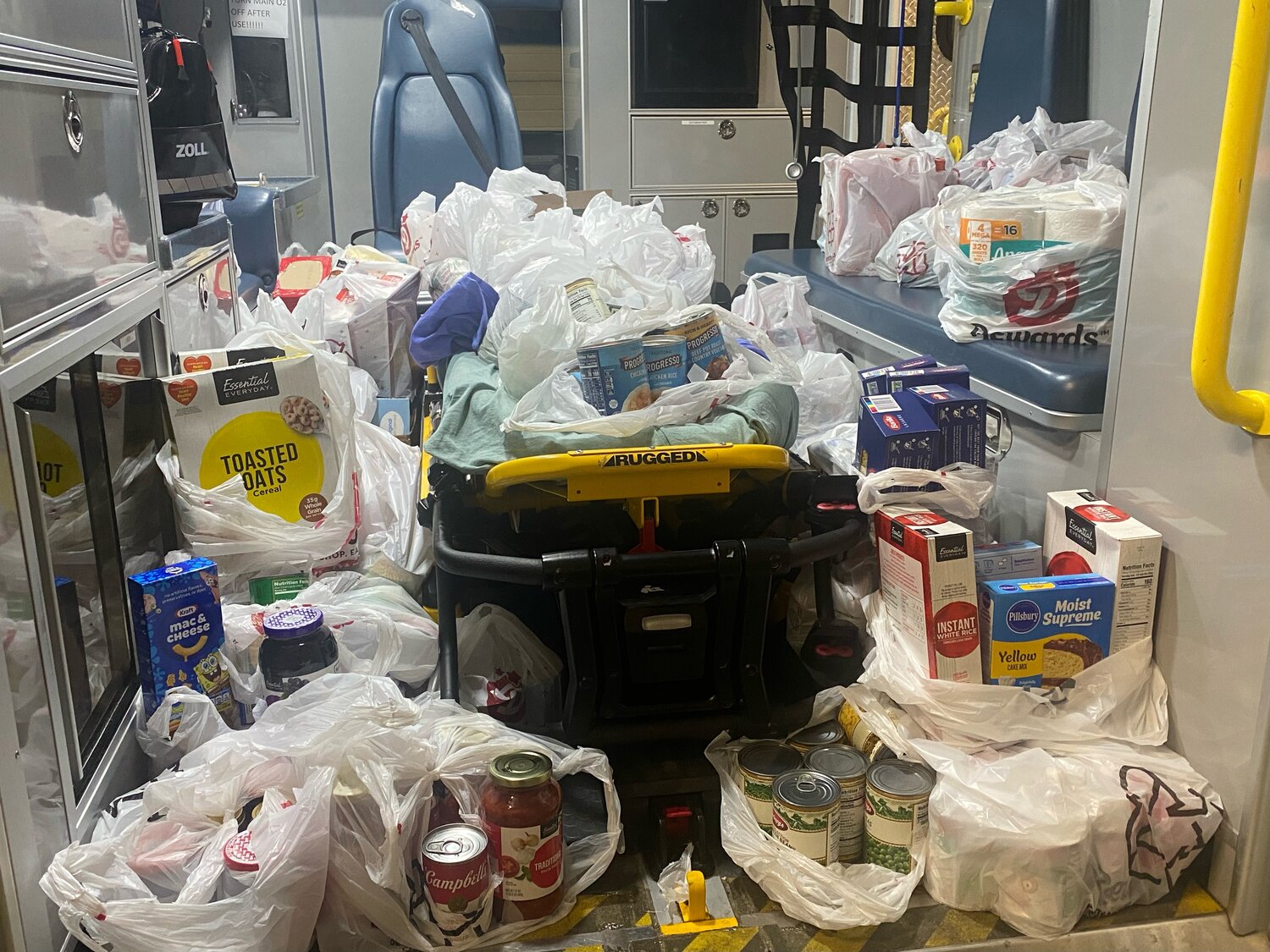 Ambulance filled with food brings joy to area families - The Lake Sun