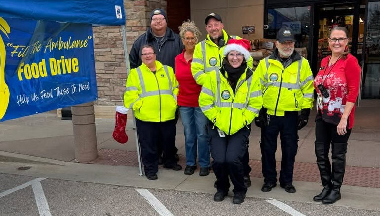 Ambulance filled with food brings joy to area families - The Lake Sun